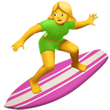 🏄‍♀️ Woman Surfing Emoji — Meaning, Copy & Paste