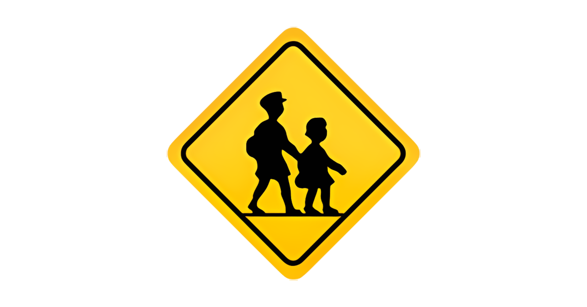 🚸 Children Crossing Emoji — Meaning, Copy & Paste