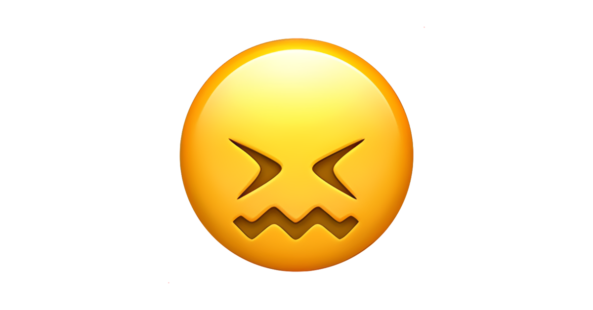 😖 Confounded Face Emoji — Meaning, Copy & Paste