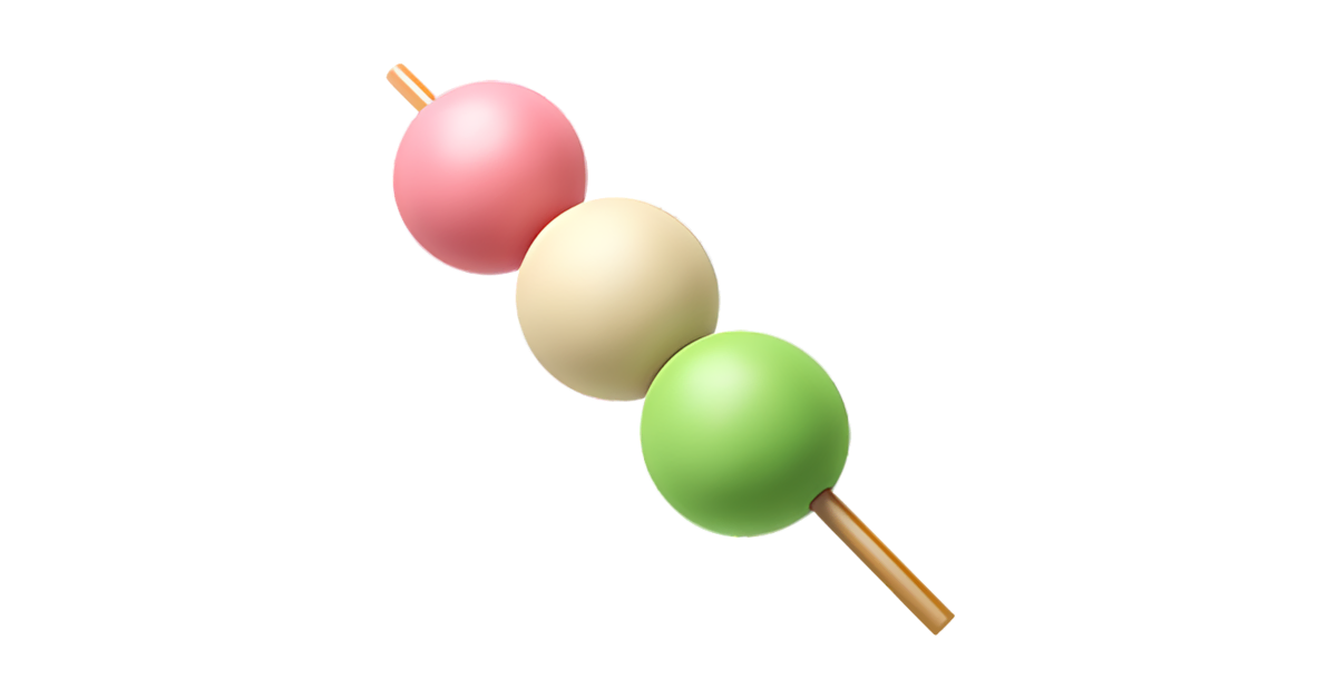 🍡 당고 이모티콘 — 의미 및 사용법