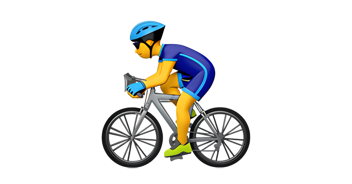 🚴‍♂️ Radfahrer Emoji — Bedeutung, Kopieren und Einfügen