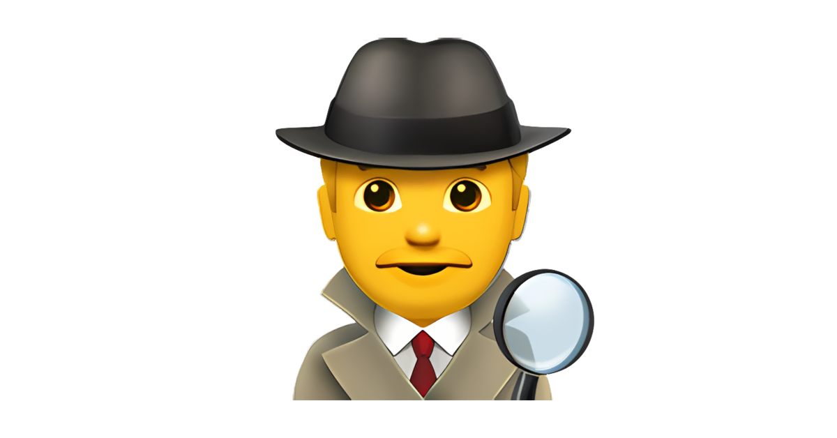 🕵️‍♂️ Man Detective Emoji — Meanings, Usage & Copy