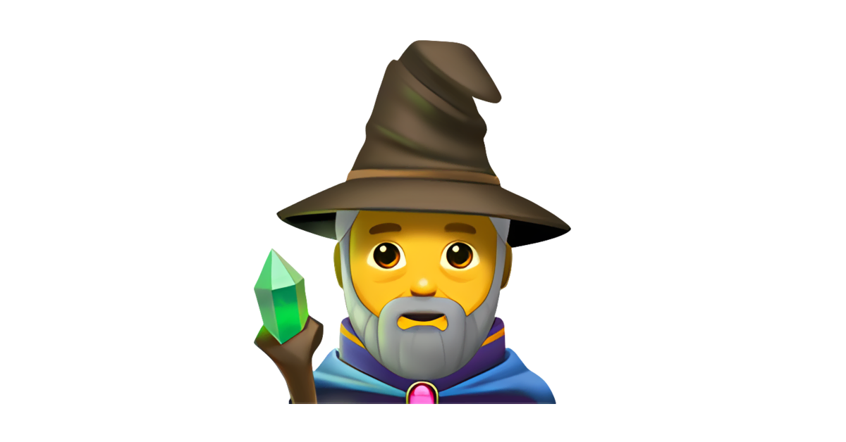 🧙‍♂️ Man Mage Emoji — Meanings, Usage & Copy