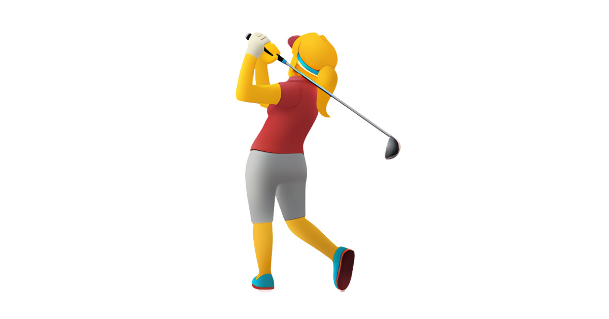Golf Emoji Woman at Victor Adkins blog