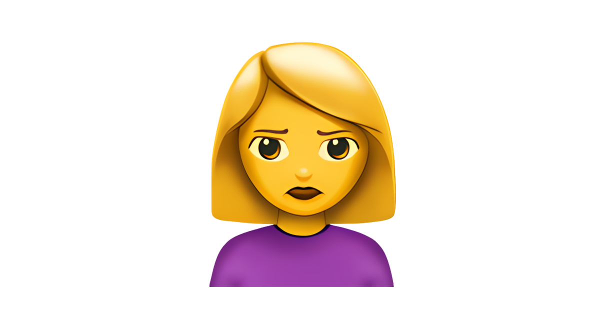 🙎‍♀️ Woman Pouting Emoji — Meanings, Usage & Copy