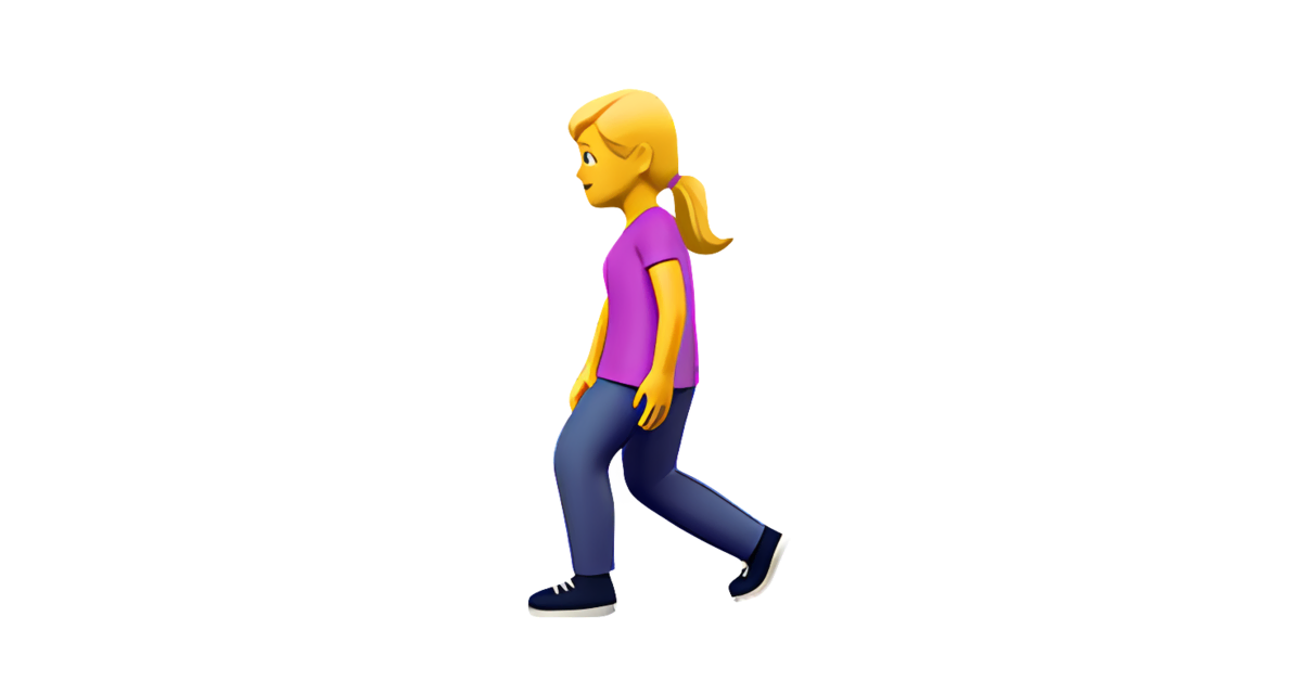 🚶‍♀️ Woman Walking Emoji — Meanings, Usage & Copy