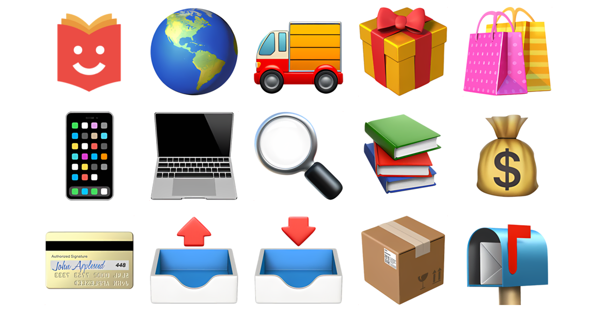 📦💻🛍️ Amazon Emojis Collection 🌎🚚🎁🛍️📱💻🔍 — Copy & Paste!