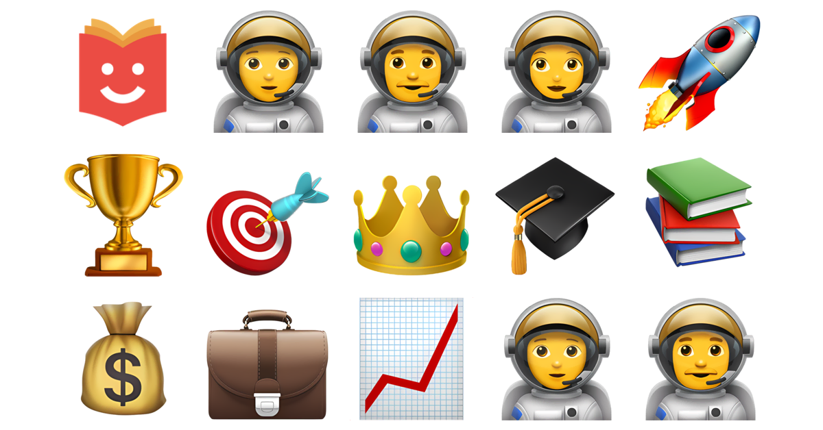 💪🏼💼🚀 Ambitious Emojis Collection 🧑‍🚀👨‍🚀👩‍🚀🚀🏆🎯👑 — Copy & Paste!