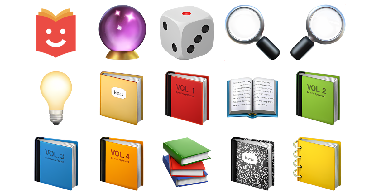 🔍📚🔮 Answer Emojis Collection 🔮🎲🔍🔎💡📔📕 — Copy & Paste!