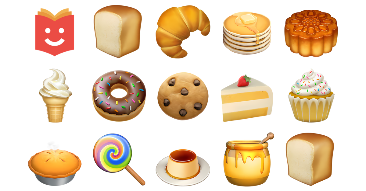 🍞🧁🎂 Baker Emojis Collection 🍞🥐🥞🥮🍦🍩🍪 — Copy & Paste!