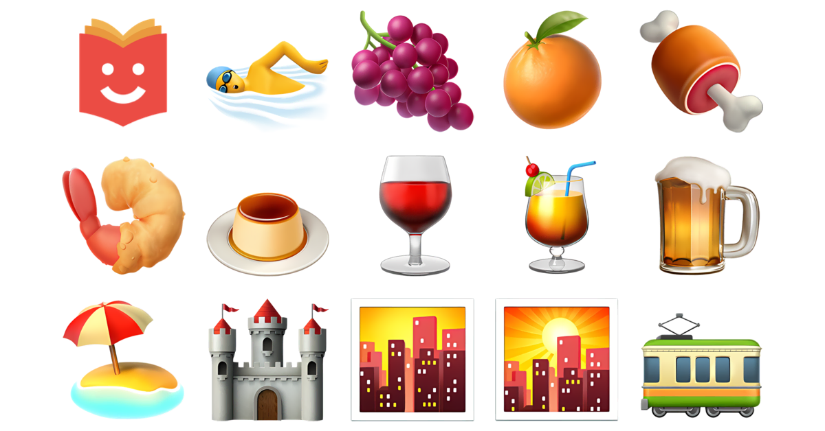 🏖️🍷🏰 Barcelona Emojis — Copy & Paste!