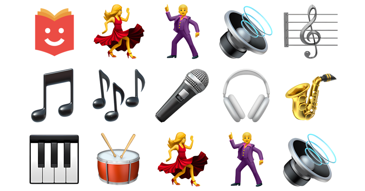 🥁🎶🤩 Beat Emojis Collection 💃🕺🔊🎼🎵🎶🎤 — Copy & Paste!