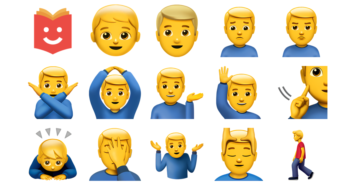 🕶️🎩👔 Boy Emojis Collection 👦👱‍♂️🙍‍♂️🙎‍♂️🙅‍♂️🙆‍♂️💁‍♂️ — Copy & Paste!