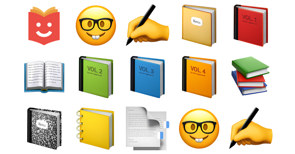 📖 ️🤓 Book Emojis Collection 🤓 ️📔📕📖📗📘 — Copy & Paste!
