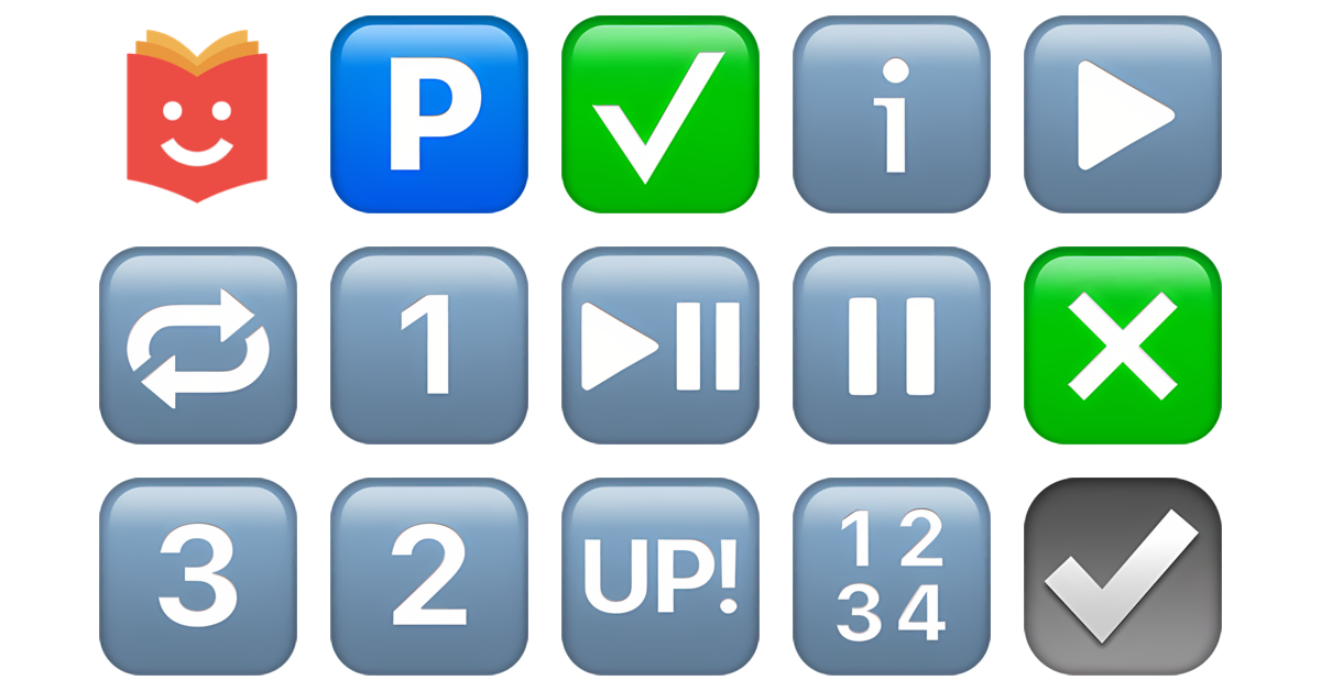 ☑️ Buttons and Keys Emojis Collection - Meanings, combos, examples ...