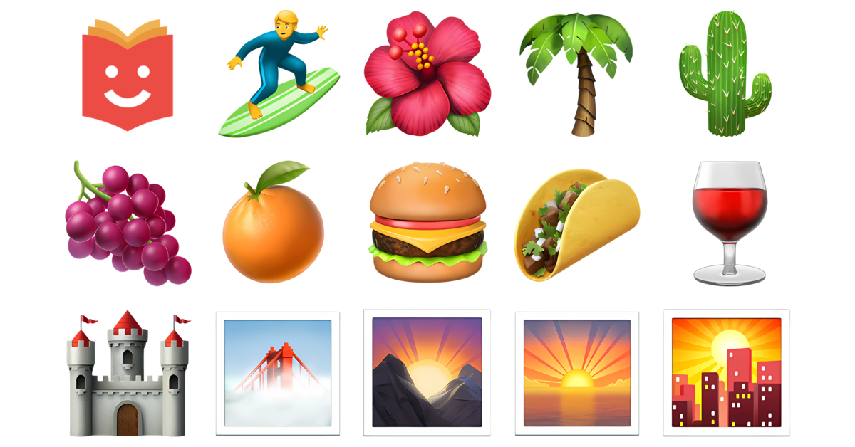 🌴🌊🌞 California Emojis — Copy & Paste!