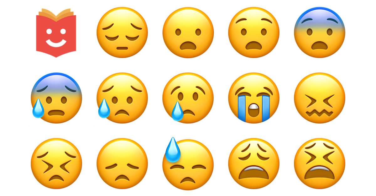 😔😭😥 Depressed Emojis Collection 😔😦😧😨😰😥😢 — Copy & Paste!