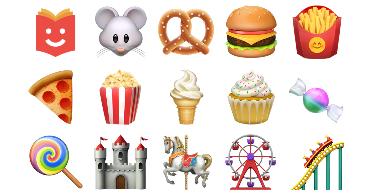🏰 🎢 Disneyland Emojis — Copy & Paste!