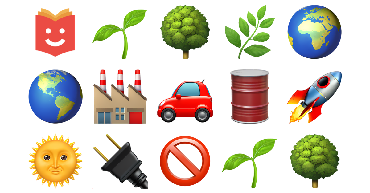 🔌🚗💡 Electric Cars Emojis Collection 🌱🌳🌿🌍🌎🏭🚗 — Copy & Paste!