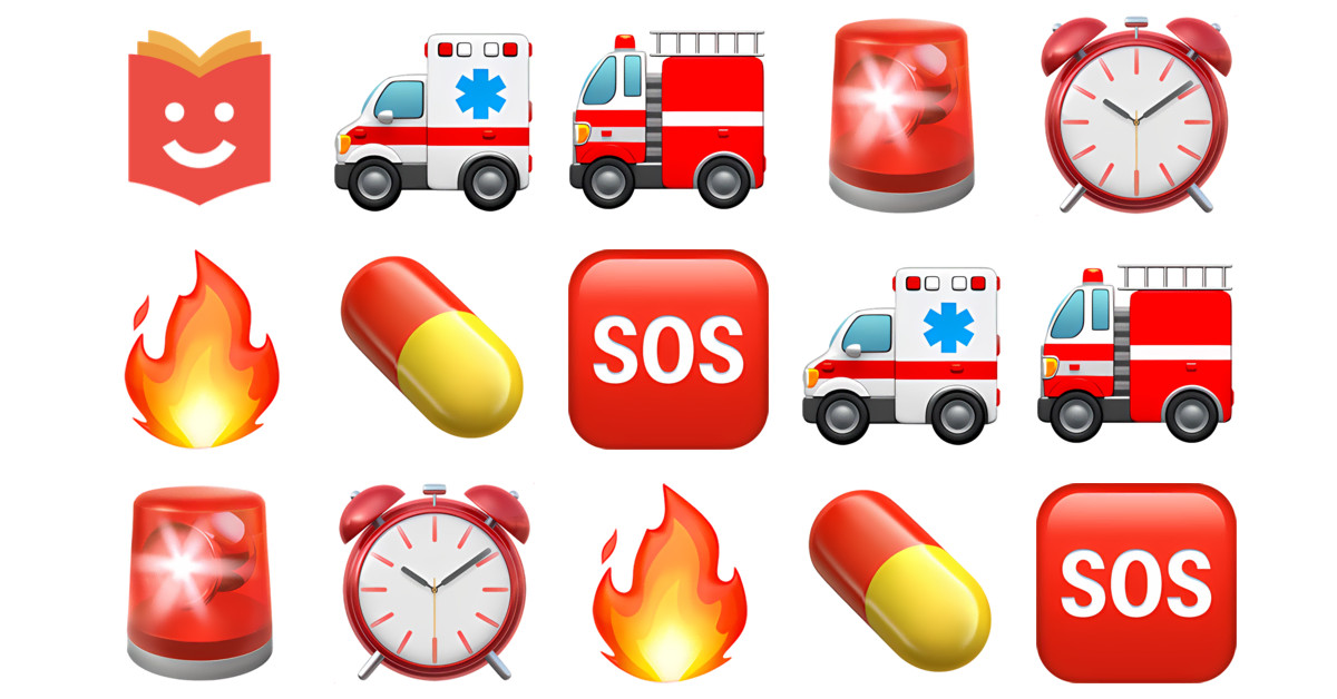 🚨 ️🆘 Emergency Emojis Collection 🚑🚒🚨⏰🔥💊🆘 — Copy & Paste!