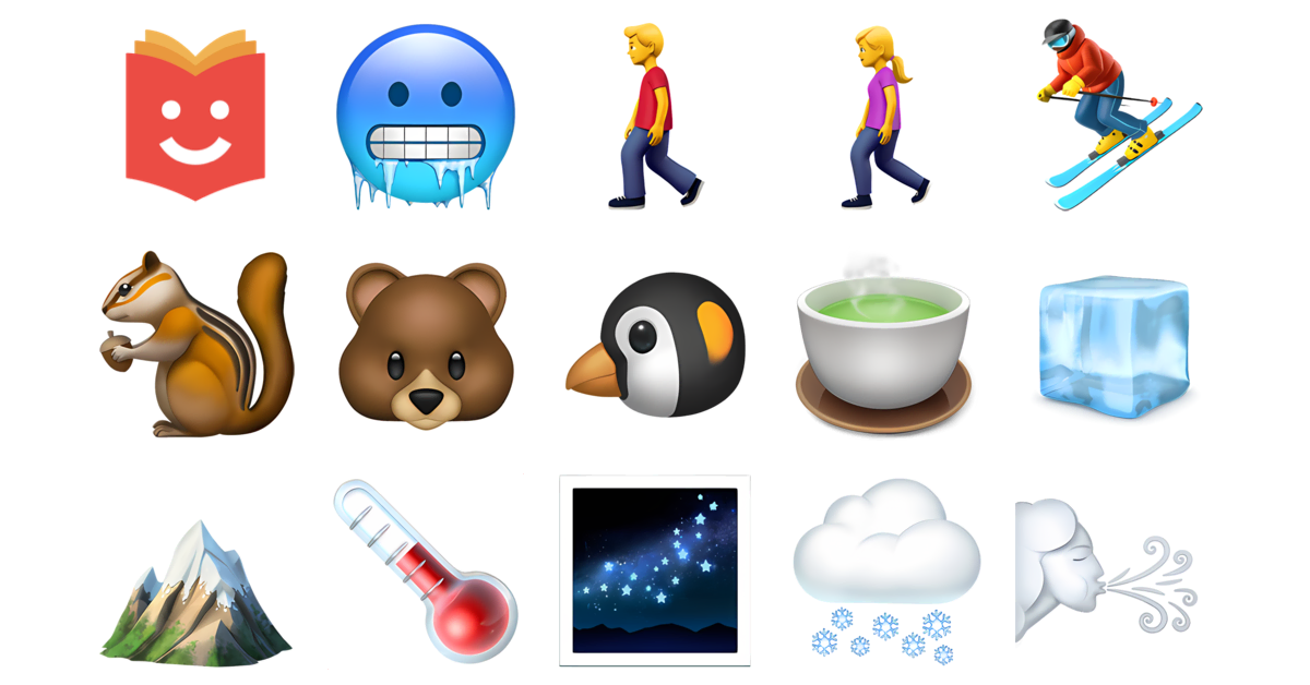 ️🧊🐧 Eskimo Emojis Collection 🥶🚶‍♂️🚶‍♀️⛷️🐿️🐻🐧 — Copy & Paste!