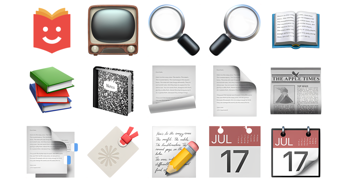 🔎📊🤔 Evidence Emojis Collection 📺🔍🔎📖📚📓📃 — Copy & Paste!