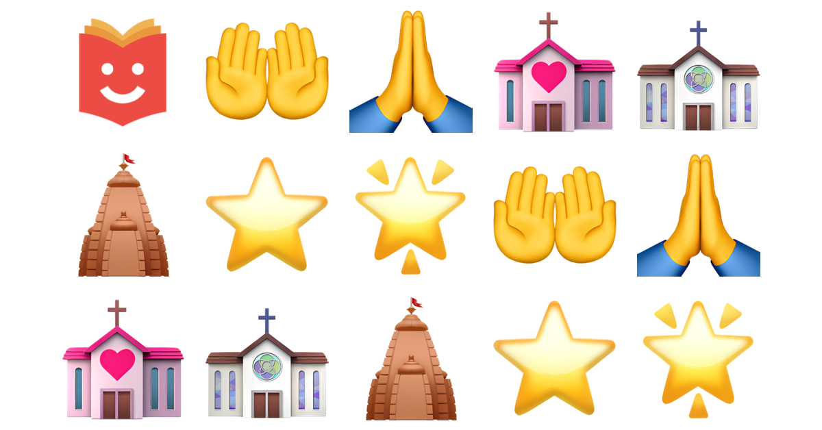 🙏 ️🕊️ Faithful Emojis Collection 🤲🙏💒⛪🛕⭐🌟 — Copy & Paste!