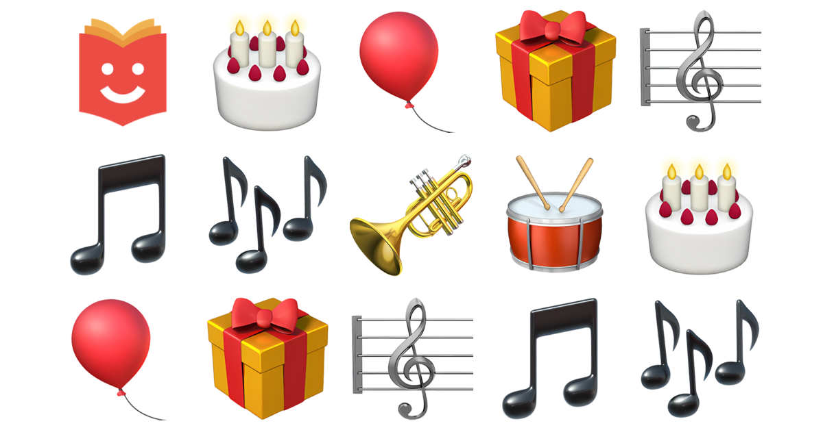 🎉🎊🎶 Fanfare Emojis Collection 🎂🎈🎁🎼🎵🎶🎺 — Copy & Paste!