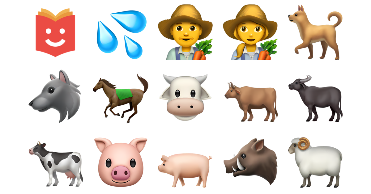 🌾🐄🚜 Farming Emojis Collection 💦👨‍🌾👩‍🌾🐕🐺🐎🐮 — Copy & Paste!