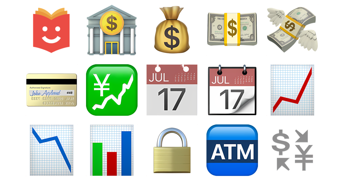 💰💼📈 Finance Emojis Collection 🏦💰💵💸💳💹📅 — Copy & Paste!