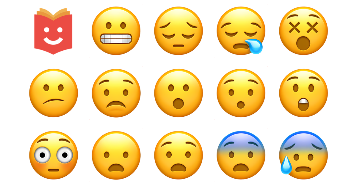 🤯😱😲 Flabbergast Emojis Collection 😬😔😪😵😕😟😮 — Copy & Paste!