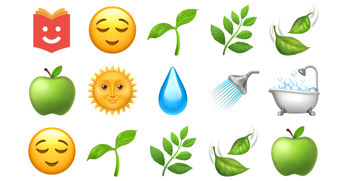 🌿🍊🥗 Fresh Emojis Collection 😌🌱🌿🍃🍏🌞💧 — Copy & Paste!