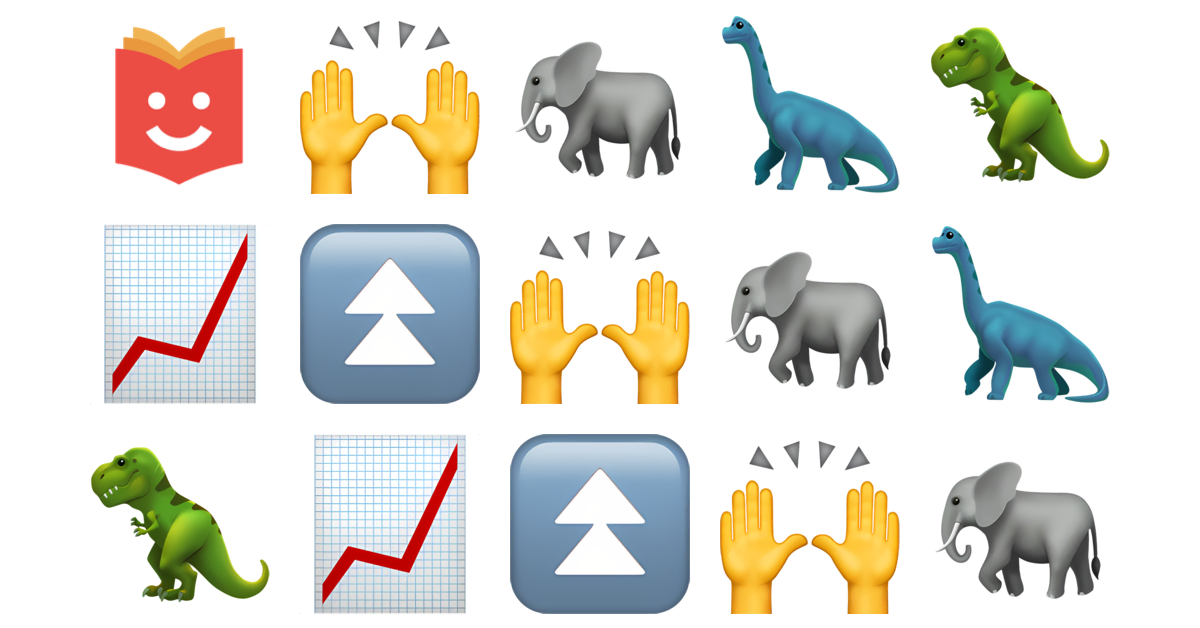 🐘💪🏼🌳 Giant Emojis Collection 🙌🐘🦕🦖📈⏫ — Copy & Paste!