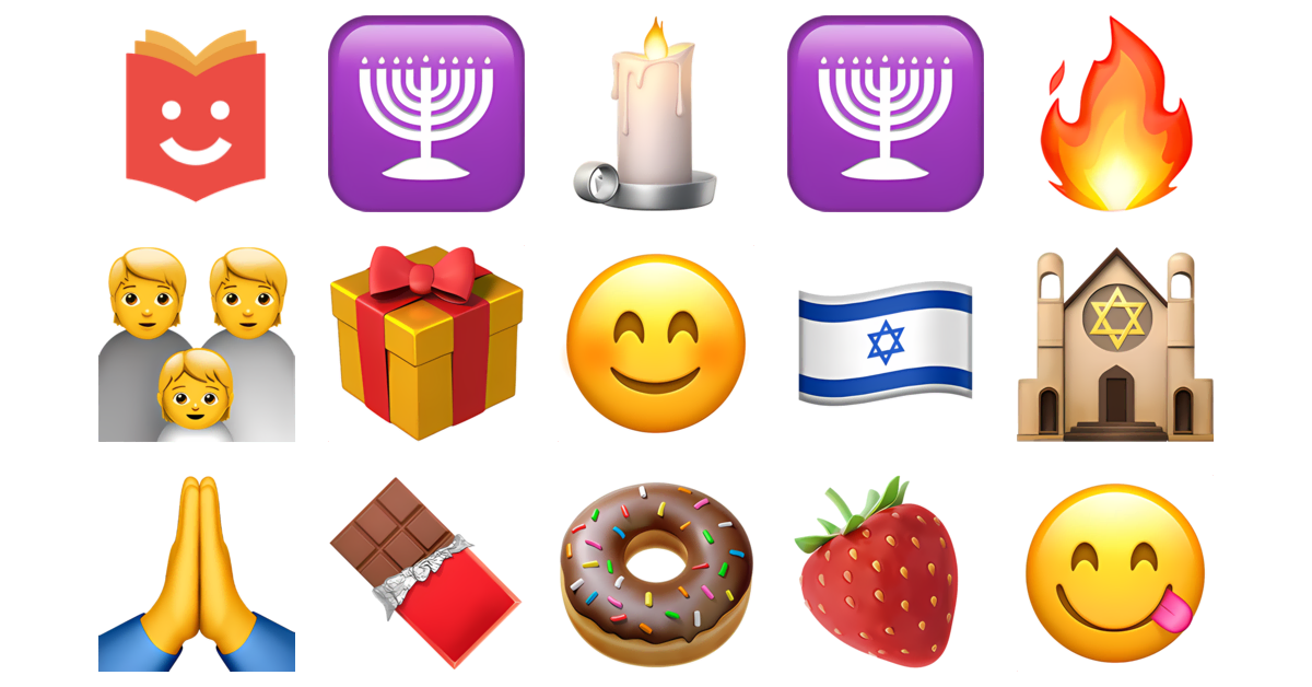 🕎 Chanukka Emoji-Sammlung — Kopieren und Einfügen