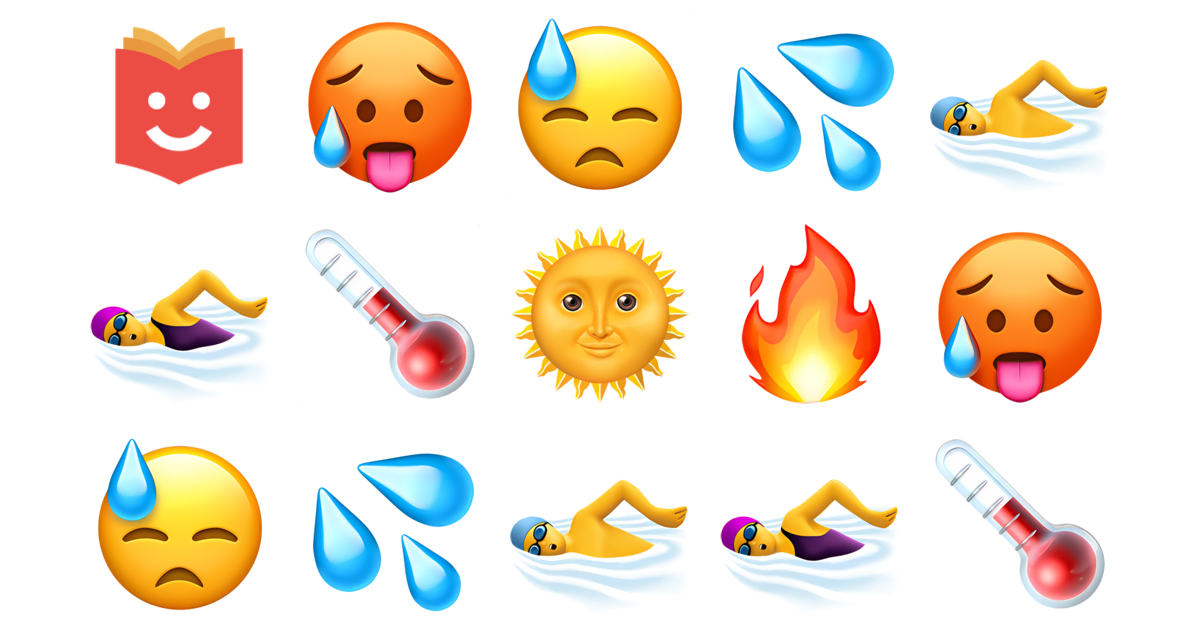 🌞🔥💦 Heat wave Emojis Collection 🥵😓💦🏊‍♂️🏊‍♀️🌡️🌞 — Copy & Paste!