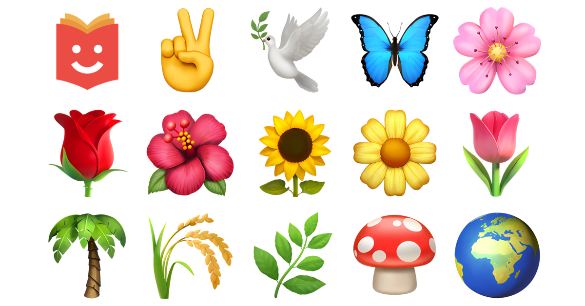🌼🌈 ️ Hippie Emojis Collection ️🕊️🦋🌸🌹🌺🌻 — Copy & Paste!