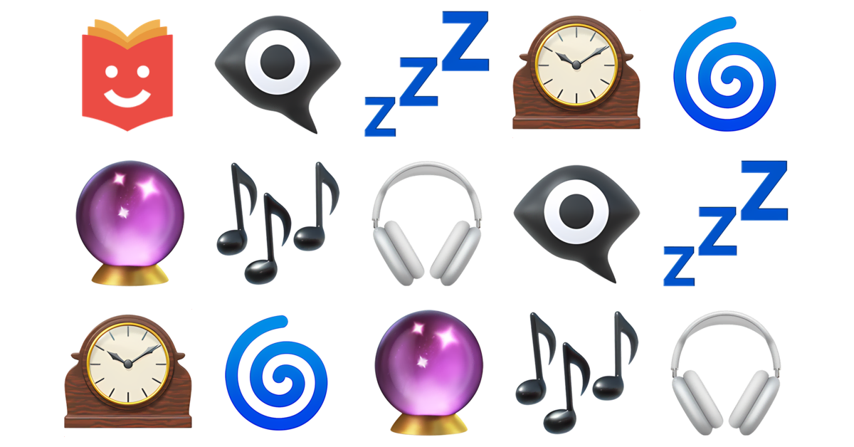 👁️‍🗨️💤🌀 Hypnosis Emojis Collection 👁️‍🗨️💤🕰️🌀🔮🎶🎧 — Copy & Paste!