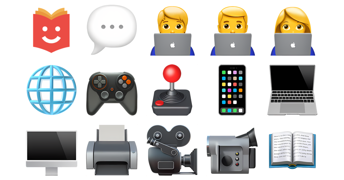 💻📱🖥️ Information technology Emojis Collection 💬🧑‍💻👨‍💻👩‍💻🌐🎮🕹️ — Copy ...