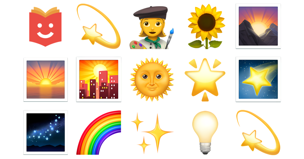 💡🌟👩‍🎨 Inspiration Emojis Collection 💫👩‍🎨🌻🌄🌅🌇🌞 — Copy & Paste!