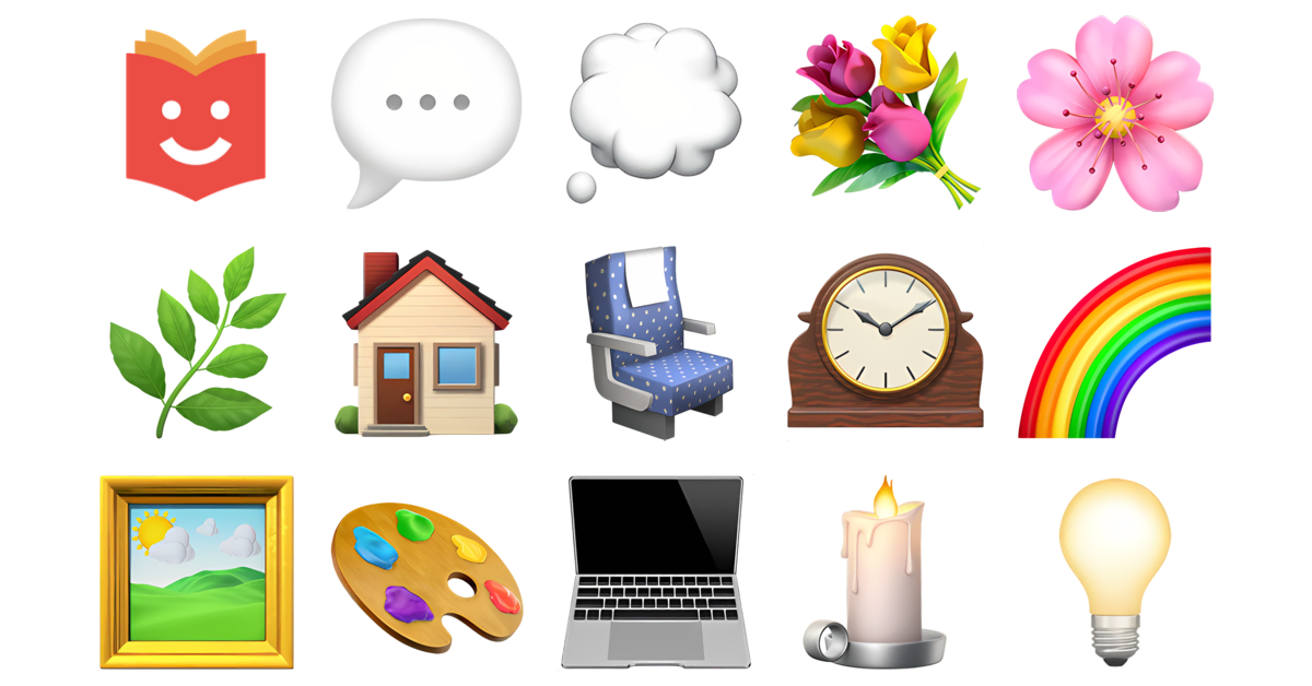 🛋️💡🎨 Interior design Emojis Collection 💬💭💐🌸🌿🏠💺 — Copy & Paste!