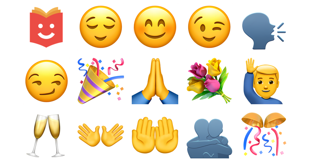 🖐 Journée internationale du remerciement Collection Emoji — Copier & Coller