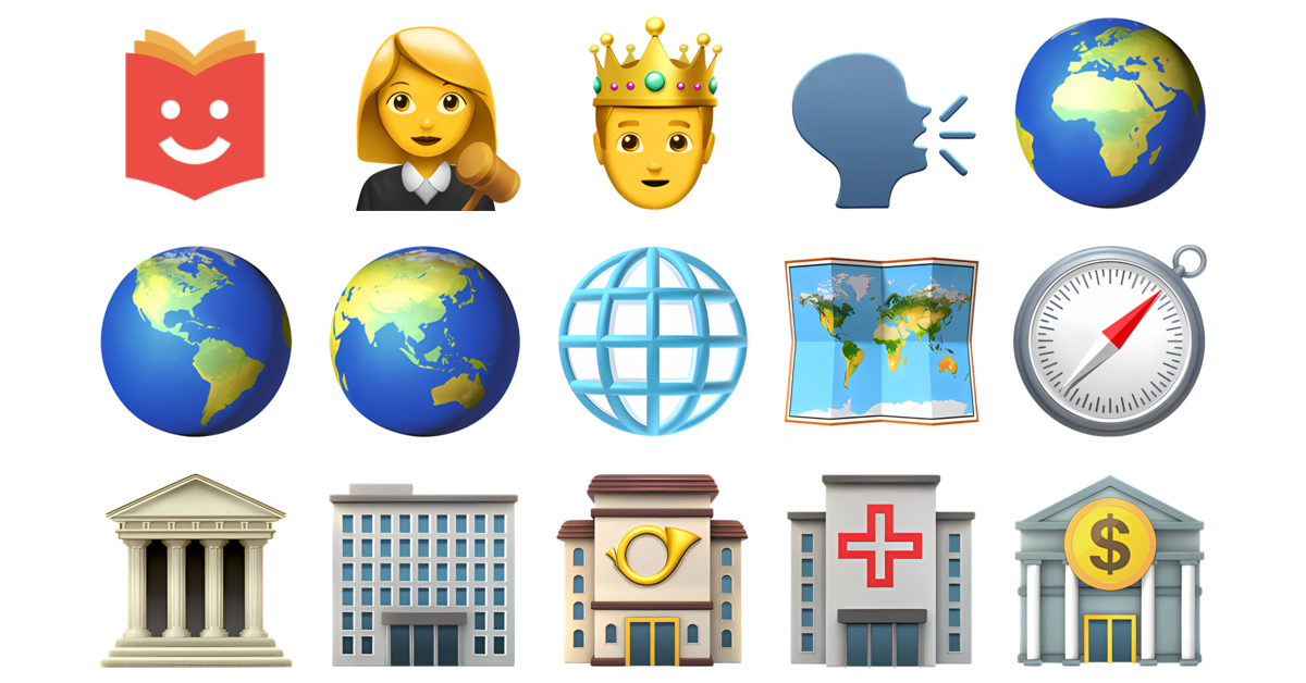 👑💼🗣️ Leader Emojis Collection 👩‍⚖️🤴🗣️🌍🌎🌏🌐 — Copy & Paste!