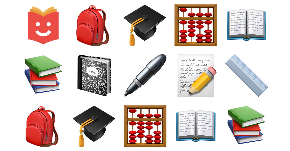 📚🎓🧠 Learning Emojis Collection 🎒🎓🧮📖📚📓🖊️ — Copy & Paste!