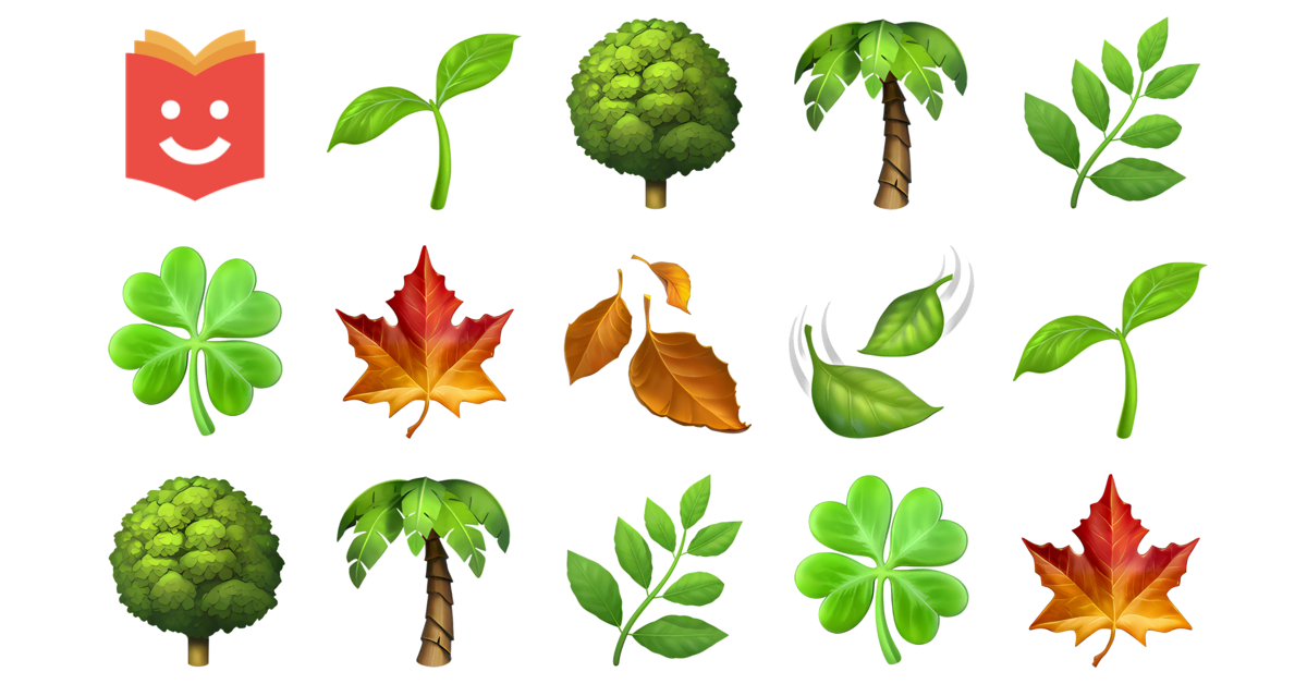🍁🌿🍂 Leaves Emojis Collection 🌱🌳🌴🌿🍀🍁🍂 — Copy & Paste!