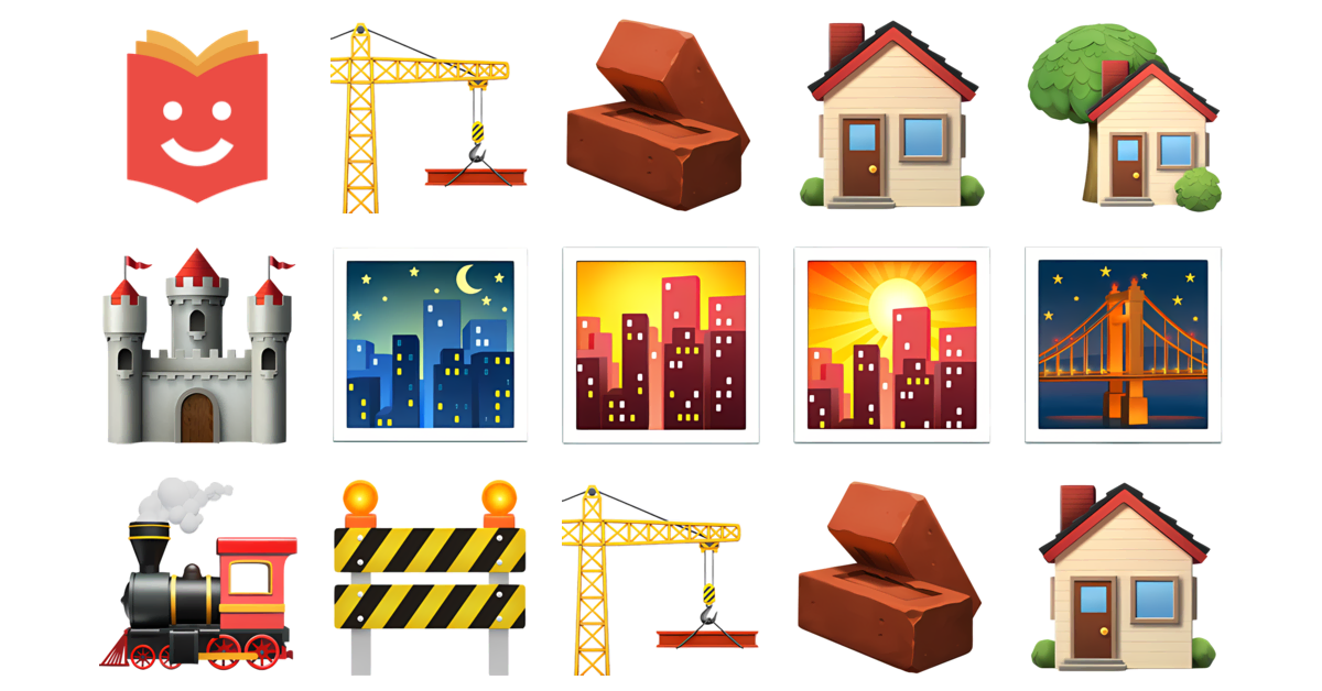 🧱🔧🌈 Lego Emojis Collection 🏗️🧱🏠🏡🏰🌃🌆 — Copy & Paste!