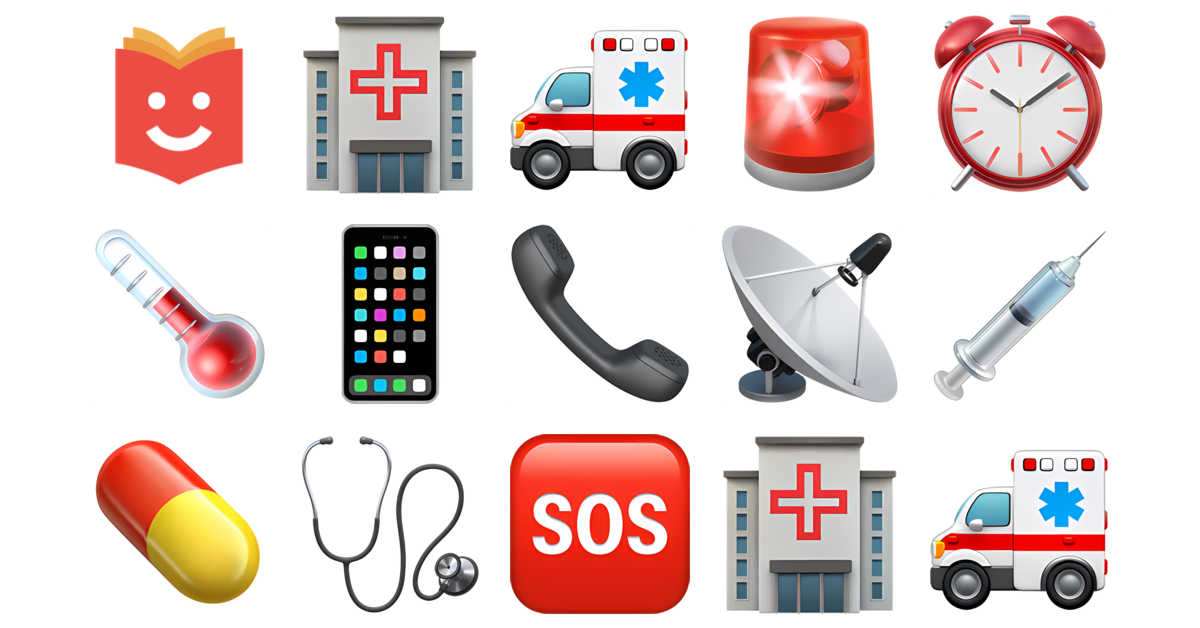 🚑💉🔮 Lifeline Emojis Collection 🏥🚑🚨⏰🌡️📱📞 — Copy & Paste!