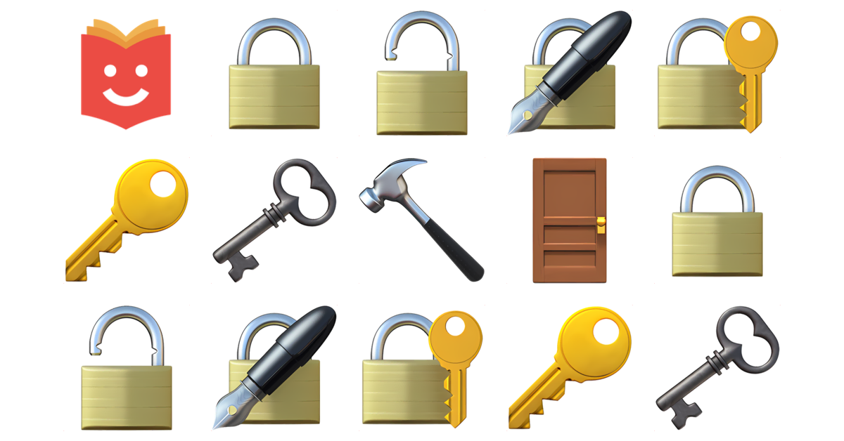 🔒🔑🚪 Lock Emojis Collection 🔒🔓🔏🔐🔑🗝️🔨 — Copy & Paste!