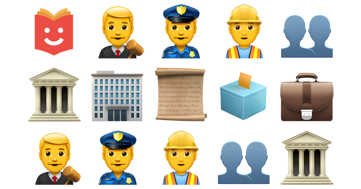 👨‍💼🏛️👑 Mayor Emojis Collection 👨‍⚖️👮‍♂️👷‍♂️👥🏛️🏢📜 — Copy & Paste!
