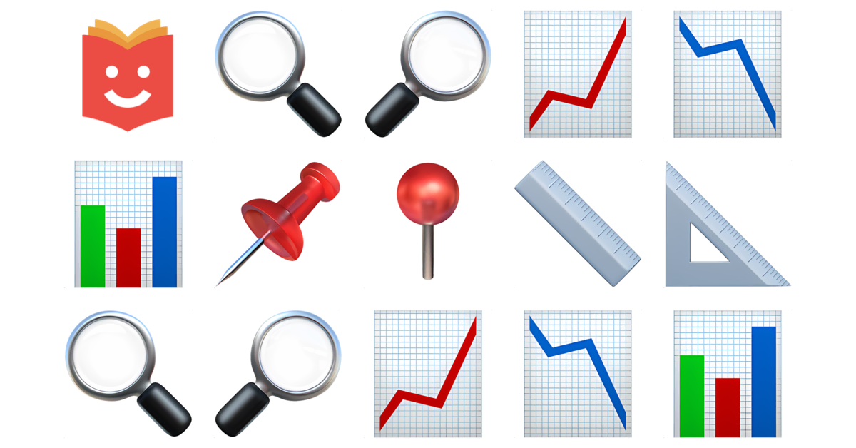📏🔍📊 Measure Emojis Collection 🔍🔎📈📉📊📌📍 — Copy & Paste!