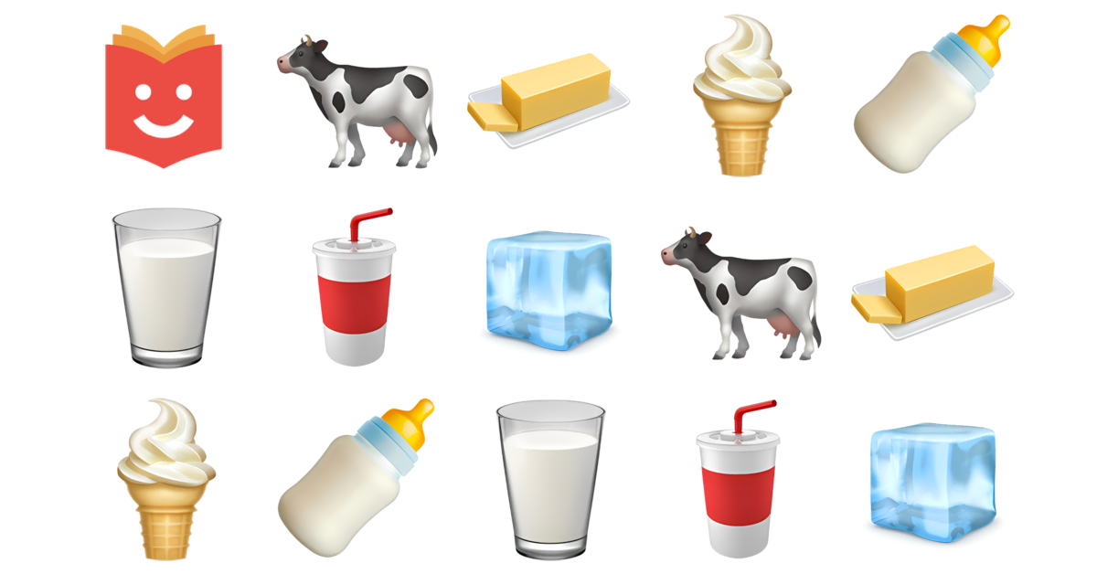 🥛🐄🍼 Milk Emojis Collection 🐄🧈🍦🍼🥛🥤🧊 — Copy & Paste!